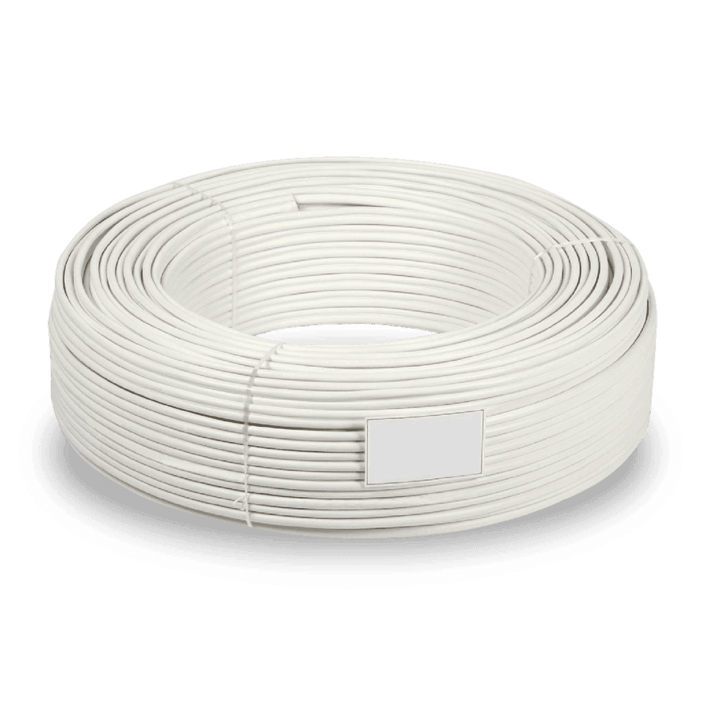 TT Câble Coaxial CCTV KX6+DC Blanc - DigiDis