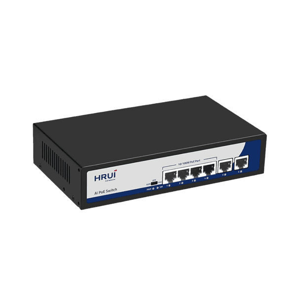 HR901-AXG-42NS-65 Switch 4 Port Gigabit RJ45 - HRUI Maroc